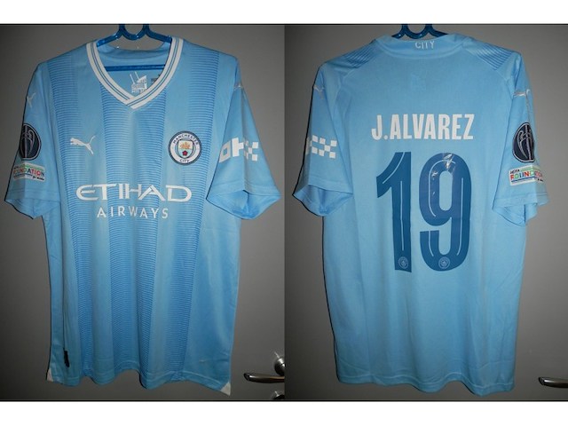 Manchester City dres 2023-24 Alvarez 19 (Champions L)