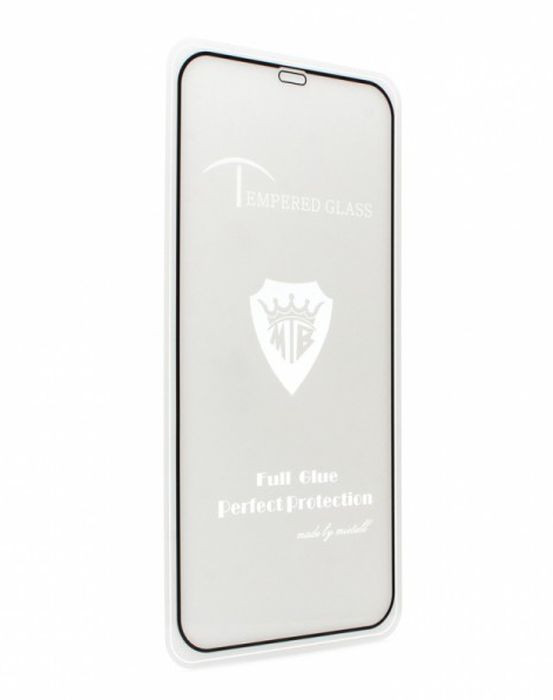 Zaštitno kaljeno staklo 5D Full Glue za iPhone 12 Pro Max 2020 (6.7") crni rub