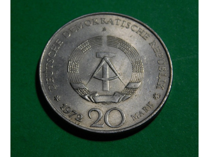 20 mark 1972 - DDR