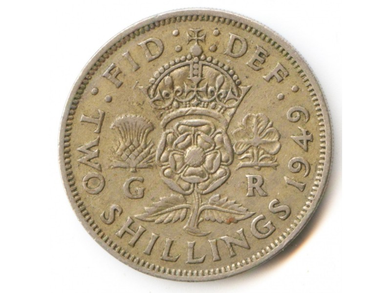 Velika Britanija 2 shillings 1949