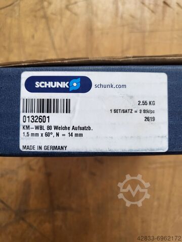 Meke gornje vilice KM-WBL 80
Schunk KM-WBL 80 (3 Stück)