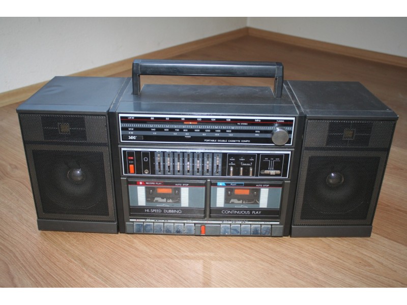 vintage SEG boombox