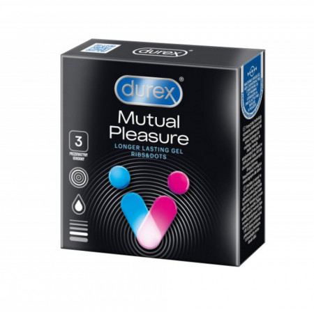 PREZERVATIVI DUREX MUTUAL PLEASURE 3KOM