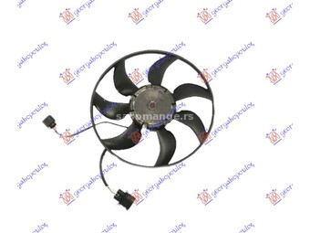 VENTILATOR (MOTOR+ELISA) (370mm) (300W) SKODA SUPERB 19-