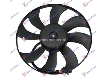 VENTILATOR (MOTOR+ELISA) (390mm) SKODA ROOMSTER 10-15