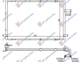 HLADNJAK KLIME 2.0 CRDi (59x38.3x18) KIA CARENS 03-06