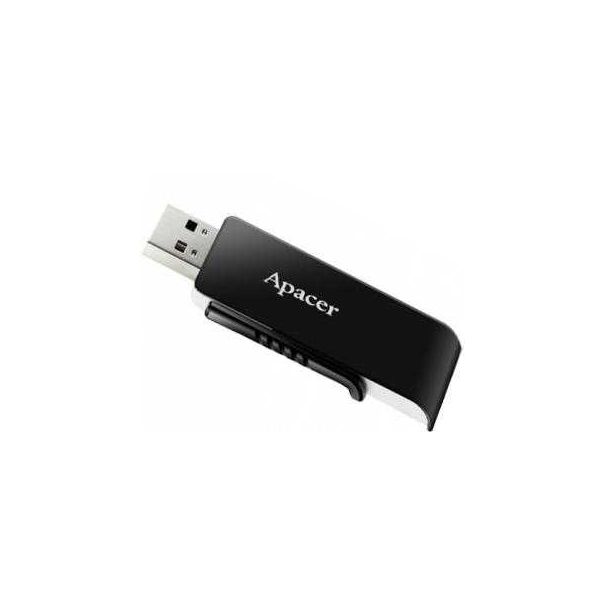 APACER USB flash memorija 64GB AH350 USB 3.0 crni