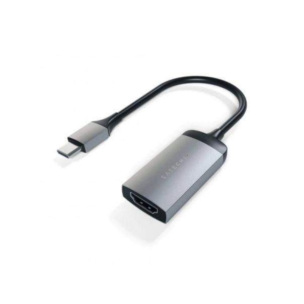 SATECHI Type-C na 4K HDMI Adapter, siva