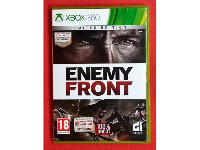 Enemy Front / XBox 360 Originalna Igra