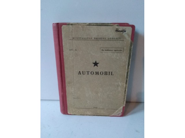 AUTOMOBIL Ministarstvo narodne odbrane 1950. JNA