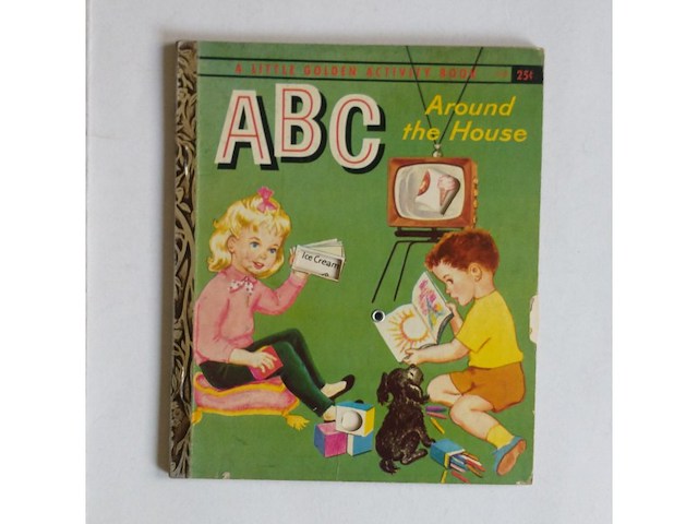 slikovnica ABC AROUND the HOUSE Printed in the USA 1957