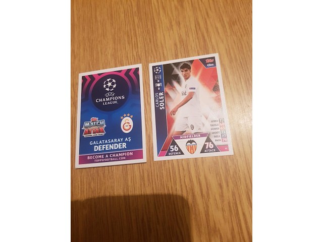 Kartice Champions League 2018 2019 (Match Attax,Topps)