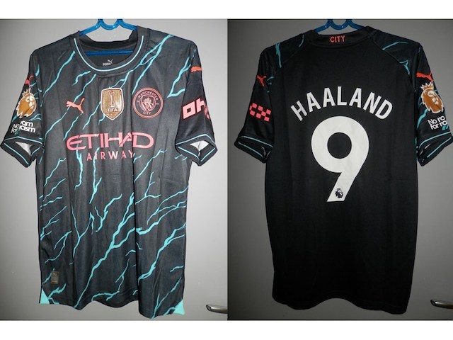 Manchester City dres 2023-24 Haaland 9 Treći (Premijer)