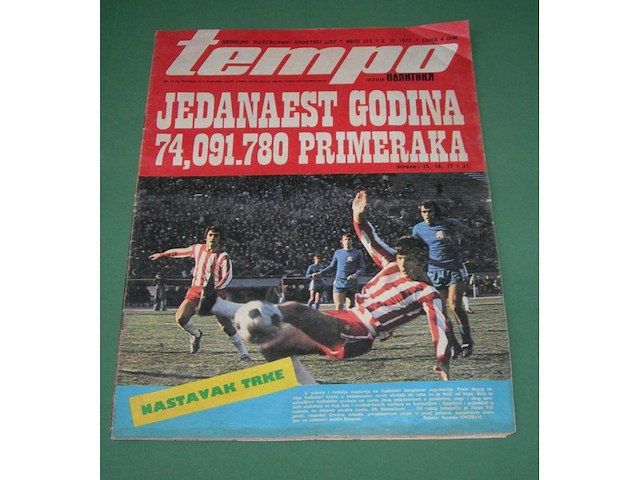 Tempo br. 575, 1977. - Zvezda - Dinamo