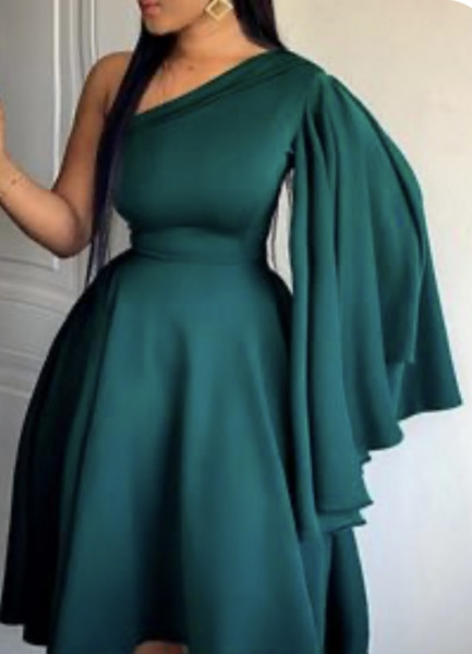 Zelena svečana haljina