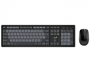 GENIUS Smart KM-8200 Wireless USB YU crna tastatura + miš