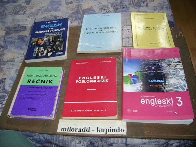 Engleski ,komplet 6 komada