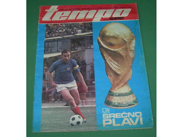 Tempo br. 433, 1974. - Dragan Džajić