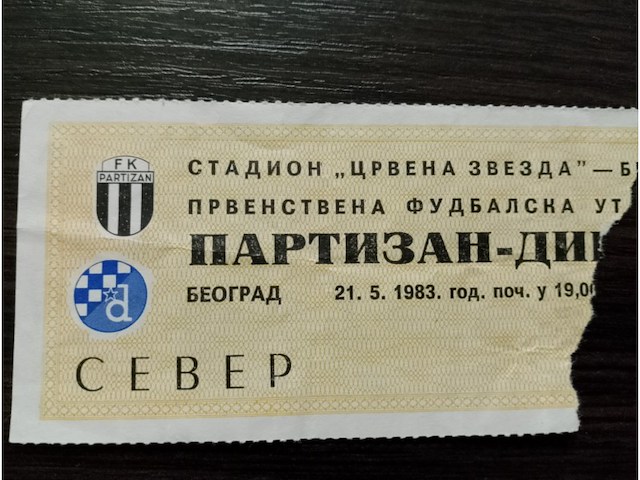 Partizan-Dinamo Zagreb 21.5.1983