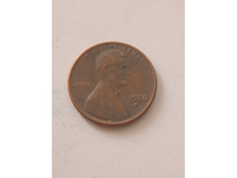 1 Cent 1980.g - D - USA - Amerika - Lincoln -