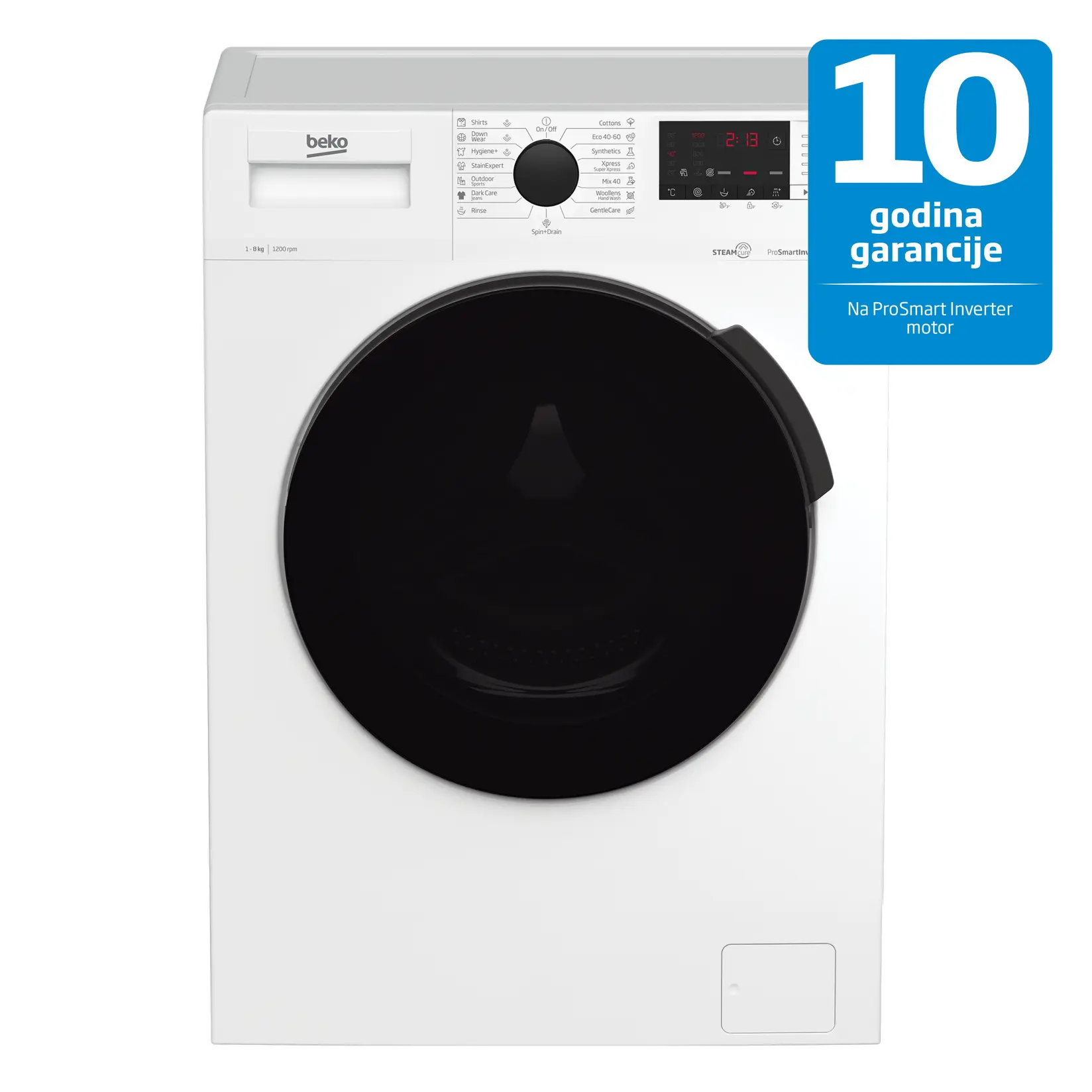 BEKO WUE 8622B XCW Mašina za pranje veša, ProSmart motor