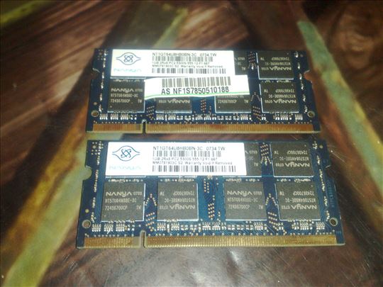 Ram memorija 2x1Gb Nanua DDR2