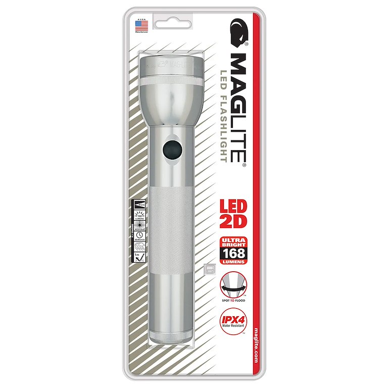 MAGLITE Baterijska lampa 2D LED ST2D106 srebrna