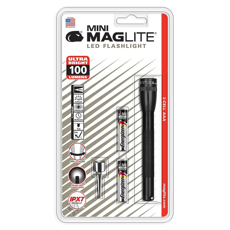 MAGLITE Mini baterijska lampa LED sa kopčom za džep IPX7