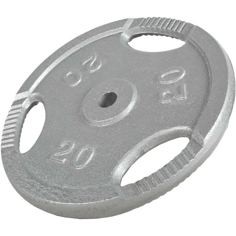 GORILLA SPORTS Disk 20kg 30mm sivi
Teg idealan za trening sa bučicama i šipkama po vašem izboru