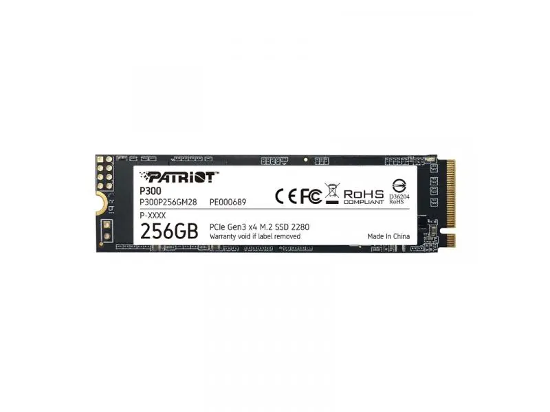 Patriot M.2 NVMe P300 SSD, 256 GB