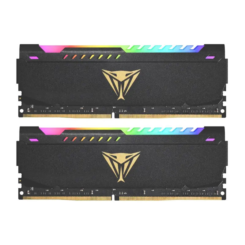 PATRIOT Memorija DDR4 16GB (2x8GB) 3600MHz Viper Steel RGB Black Dual Channel PVSR416G360C0K