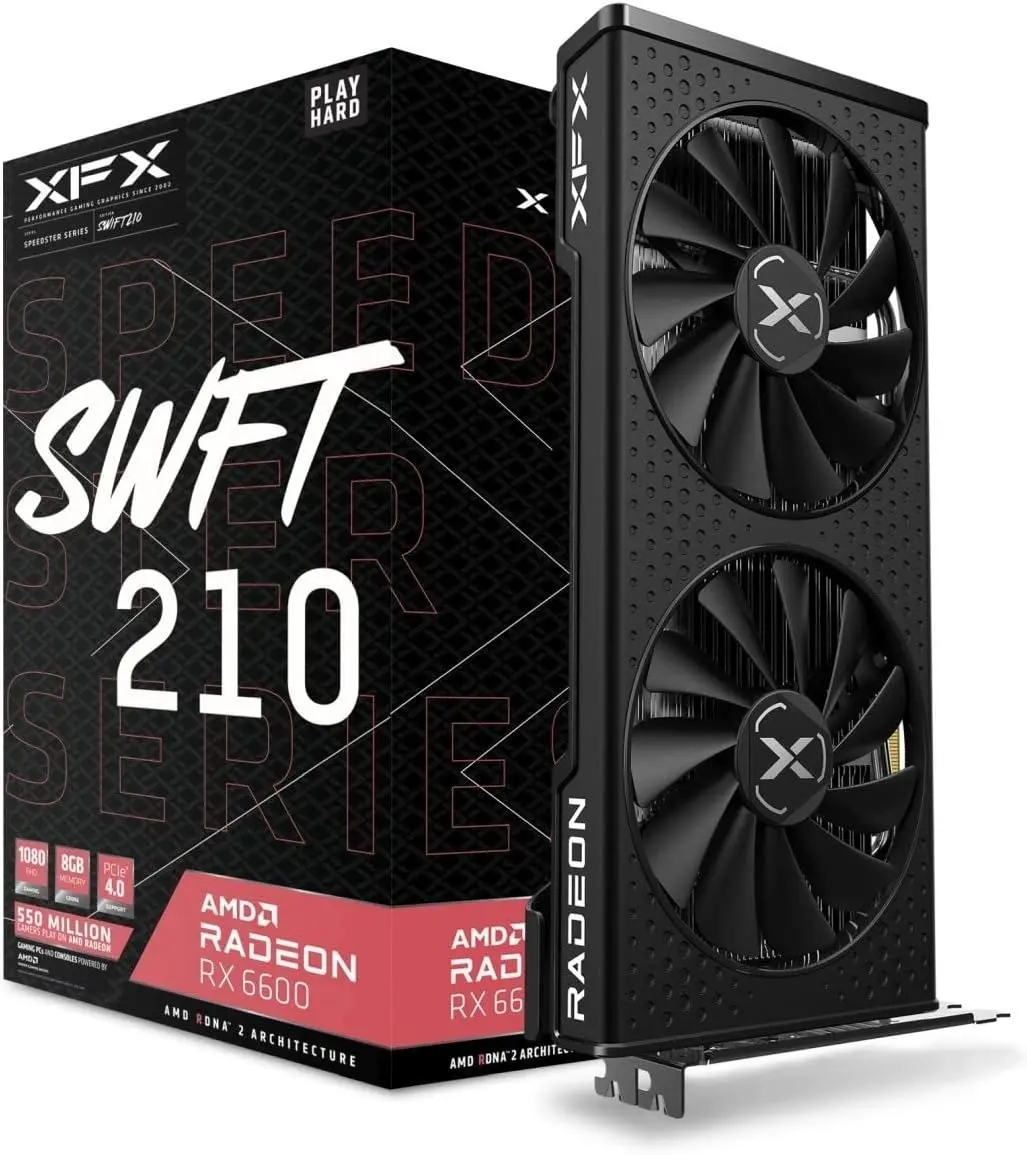 XFX Grafička kartica AMD Radeon RX 6600 8GB SPEEDSTER SWFT 210 CORE GAMING