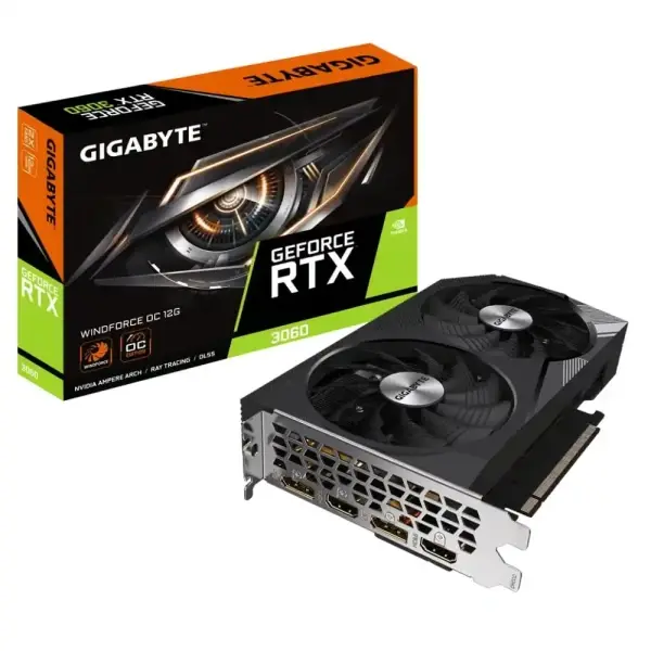 GIGABYTE Grafička kartica GV-N3060WF2OC-12GD NVD/12GB/DDR6/192bit