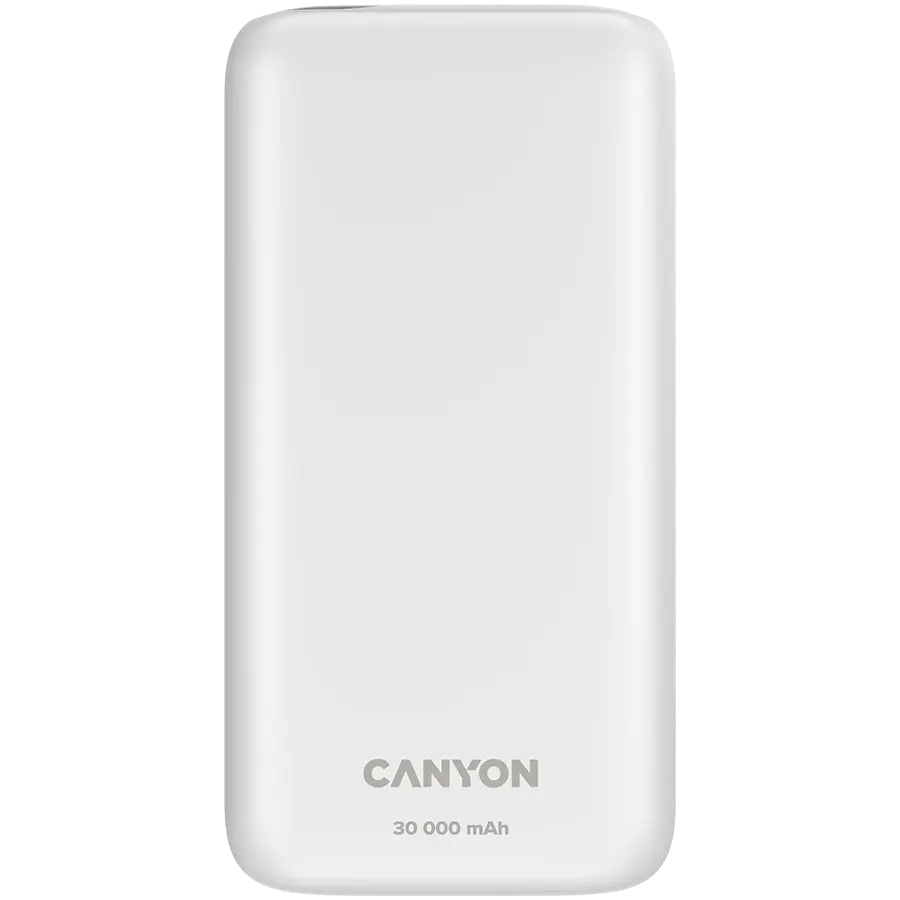 CANYON PB-301 Eksterna Baterija, 0,3m,30000 mAh, 22,5V, Bela