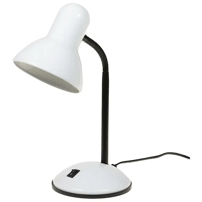 AVIDE Stona lampa Basic Simple E27 40W bela