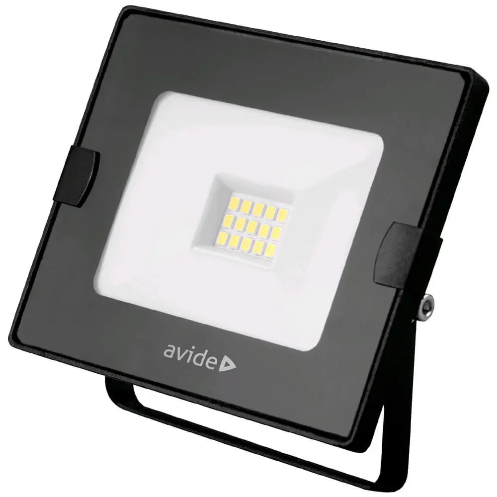 AVIDE Reflektor Slim LED SMD 6K 10W crni