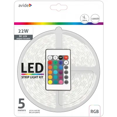 AVIDE Traka LED SMD RC 5m 7.2W