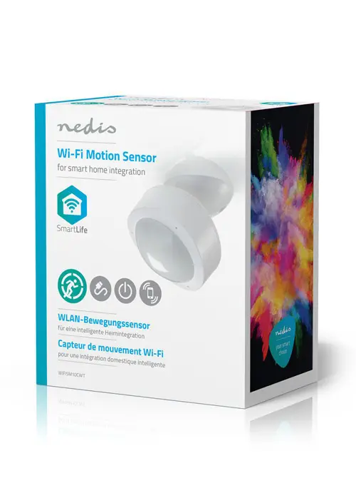 NEDIS Detektor pokreta Smart Motion Sensor Wired Indoor Wi-Fi