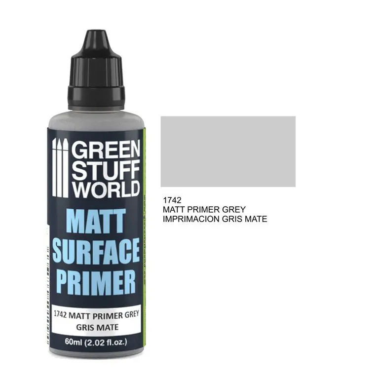 GREEN STUFF WORLD Akrilni prajmer na bazi vode 60ml mat sivi