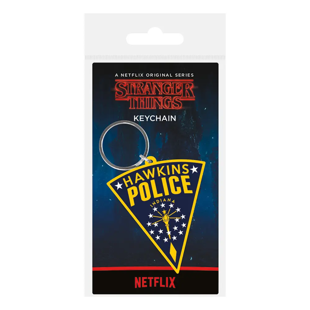 PYRAMID INTERNATIONAL Privezak za klučeve Stranger ThIngs (HawkIns Police) Rubber