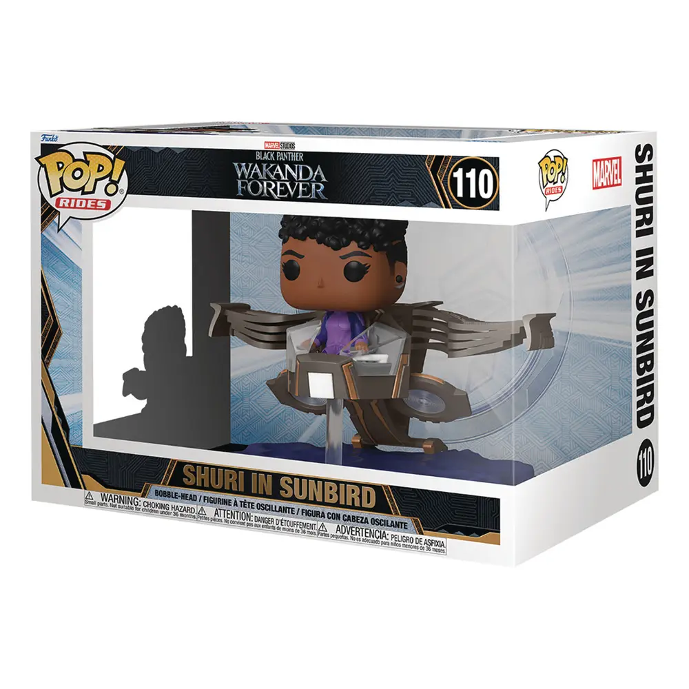 FUNKO Figura POP Ride SUPDLX: BPWF - Shuri in Sunbird