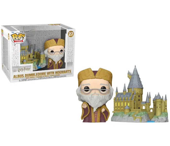 FUNKO Figura Harry Potter POP! Vinyl Town - Dumbledore W/Hogwarts