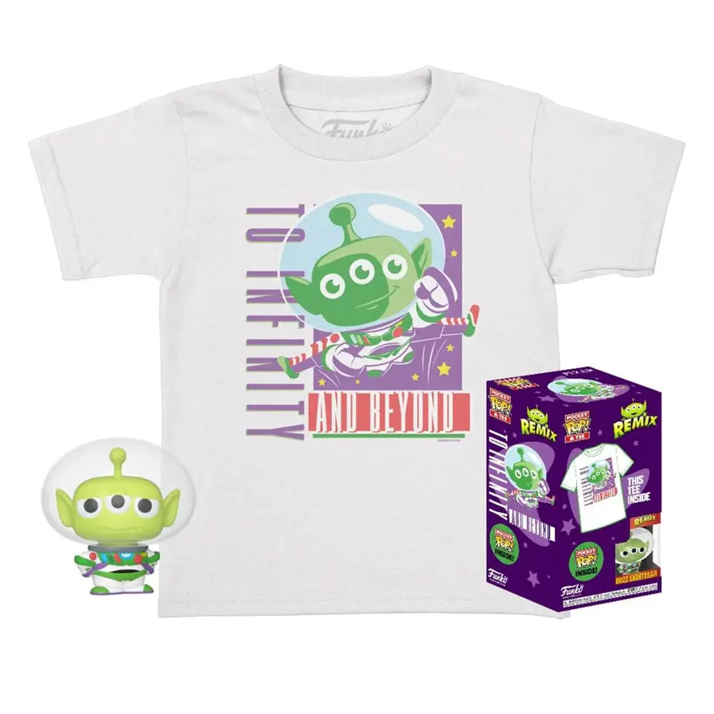 FUNKO Set figurica i majica Pocket POP! & Tee - Disney Alien Buzz