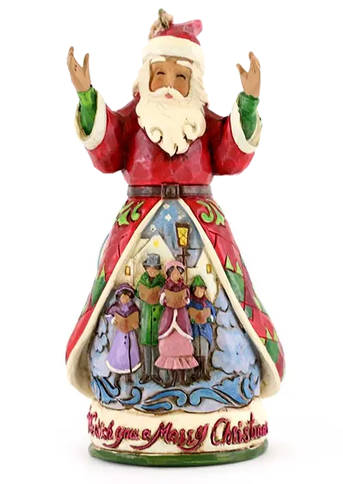 Wish You Merry Xmas Santa Hanging Ornament Figure