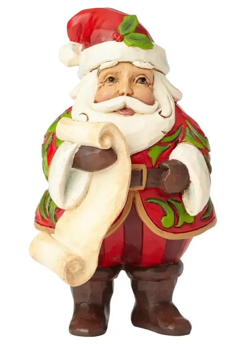 Mini Santa With List