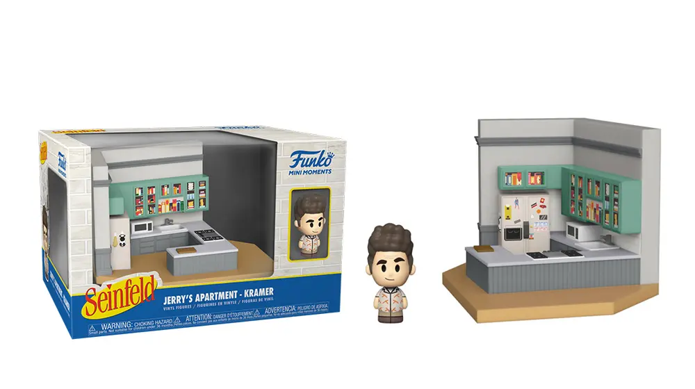 Akciona figura Seinfeld POP! Vinyl Mini Moments - Kramer w/Chase