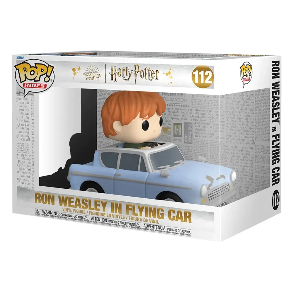 FUNKO Figura POP Ride Sup DLX: HP CoS 20th - Ron /w Car