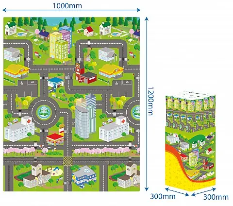 Mapa grada podloga 100x120mm