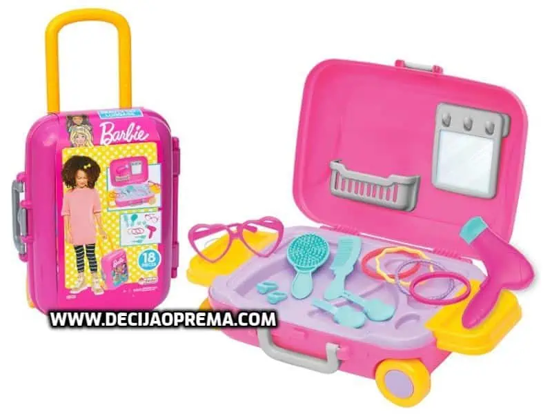 Barbie set za ulepšavanje u koferu za decu
