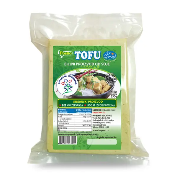 BEYOND Tofu sir organski sertikovani 250g